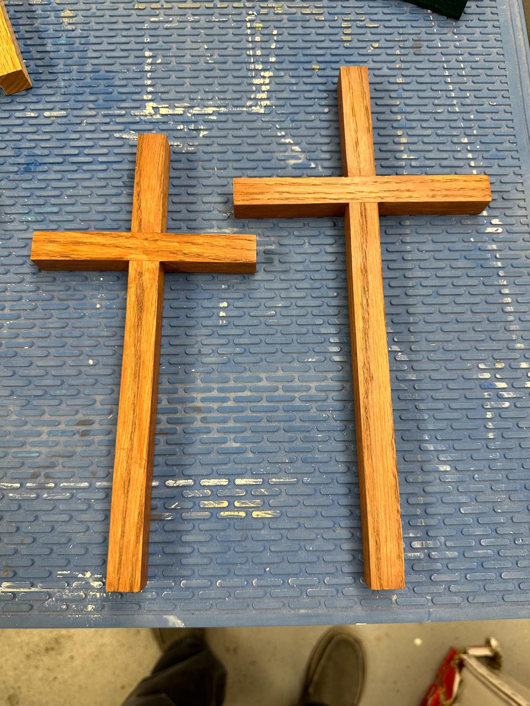 10” Solid Oak Hand Made Custom Wood Crosses. - Etsy