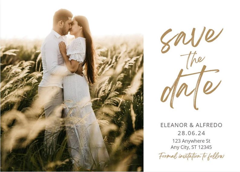 Editable Wedding Invitation Bundle • Save the Date, RSVP, Reception ...