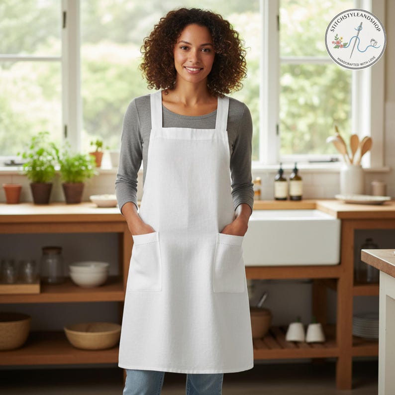 Cross Back Apron Sewing Pattern PDF | Beginner Friendly - Etsy Canada