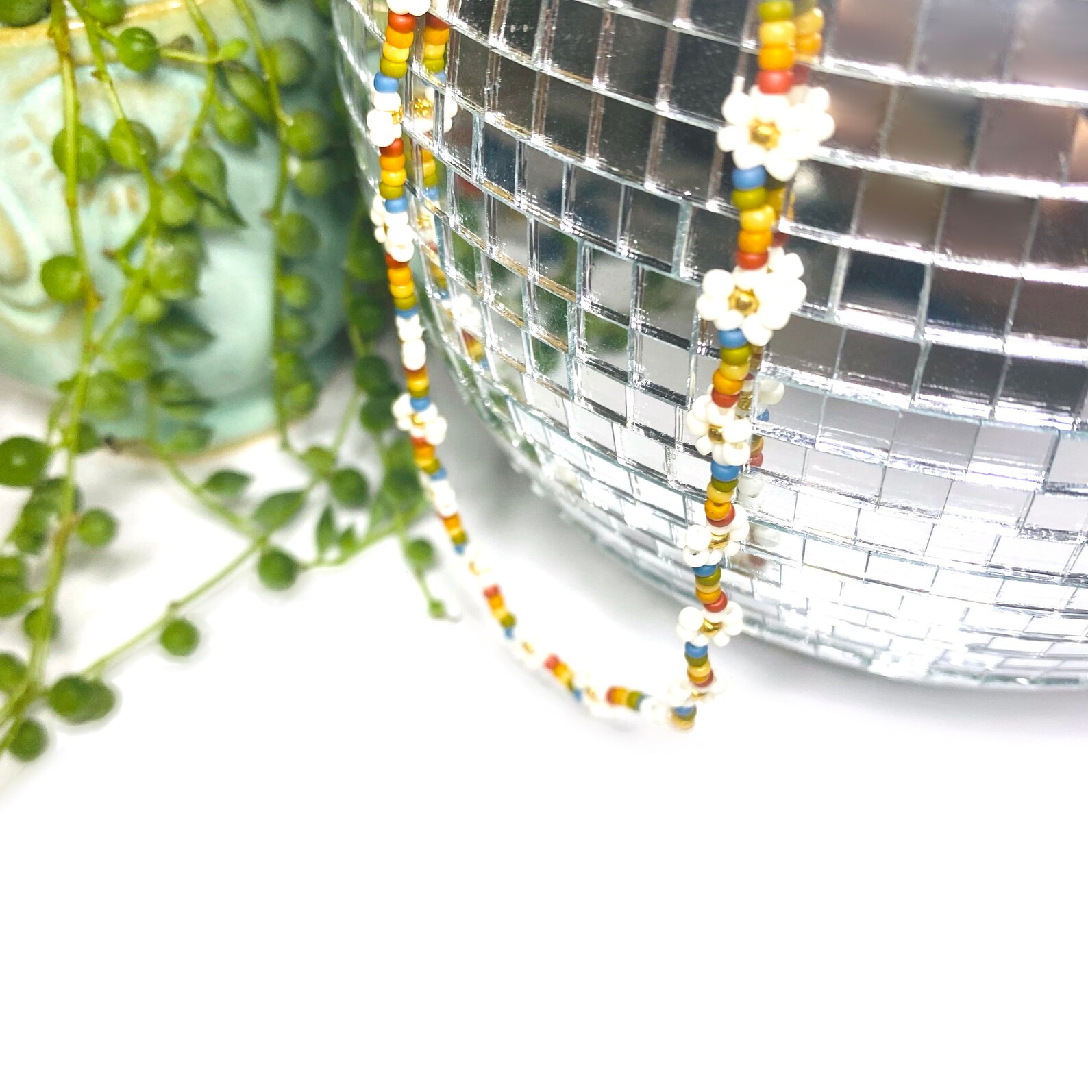 Pride Daisy Chain Choker Necklace Rainbow - Etsy