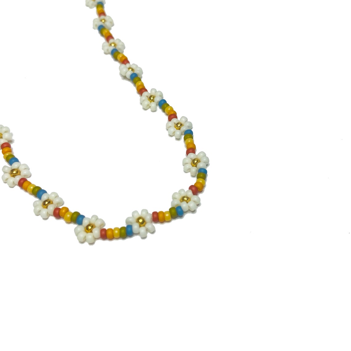 Pride Daisy Chain Choker Necklace Rainbow - Etsy