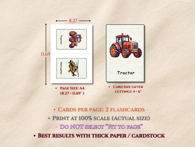 20-printable Vehicles Flashcards for Kids, Transport Learning Cards ...