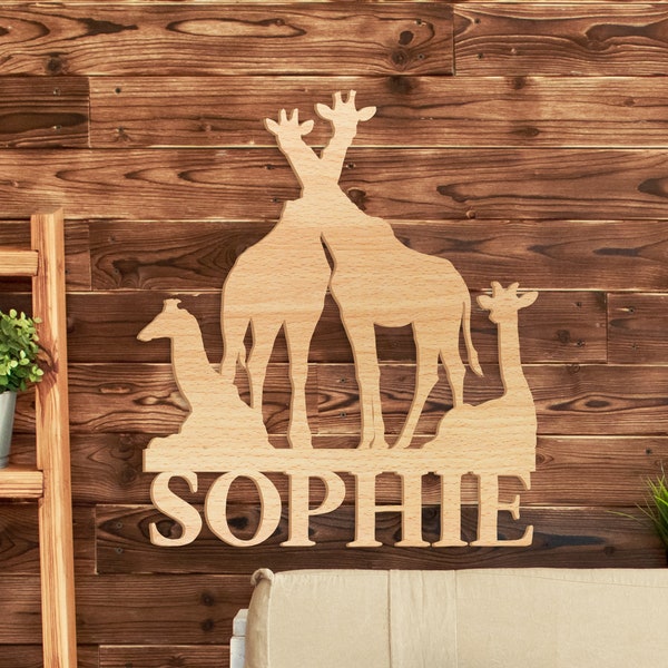 Giraffe Wall Decor - Etsy