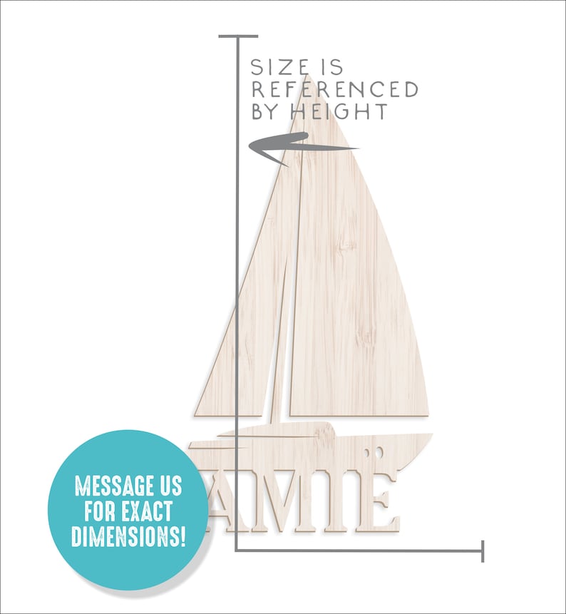 Sailboat Name Sign, Sailboat Wall Sign, Sailboat Theme Wall Decor, Kids ...
