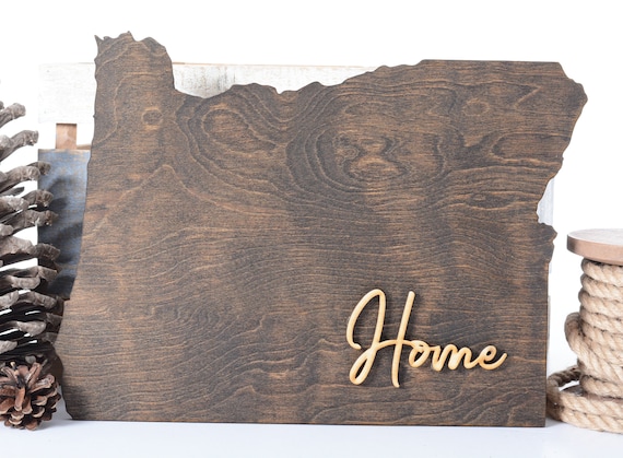 Oregon Wall Sign, Oregon Home Decor, Oregon Wall Art, Wall Home Decor ...