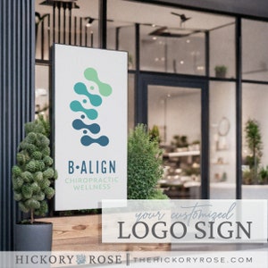 Branded Logo Sign, Custom Logo Sign, OUTDOOR Storefront Sign, PVC ...