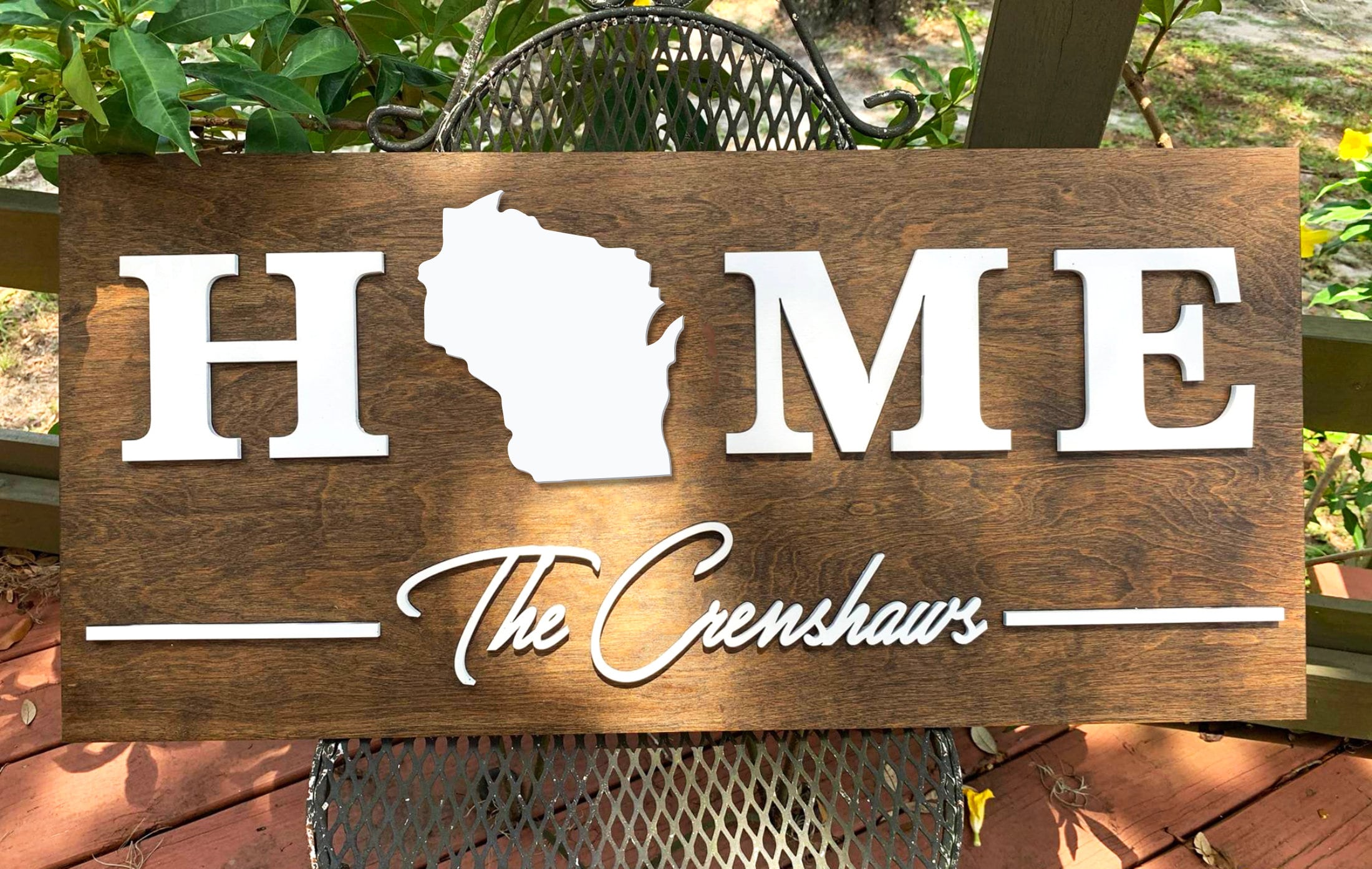 Wisconsin Home Sign