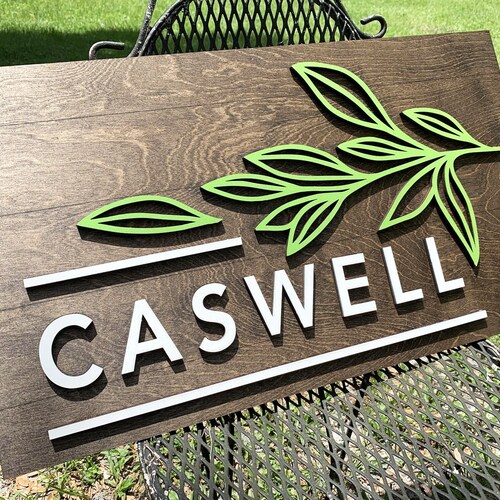 Family Name Sign Custom Home Sign Housewarming Gift Home - Etsy