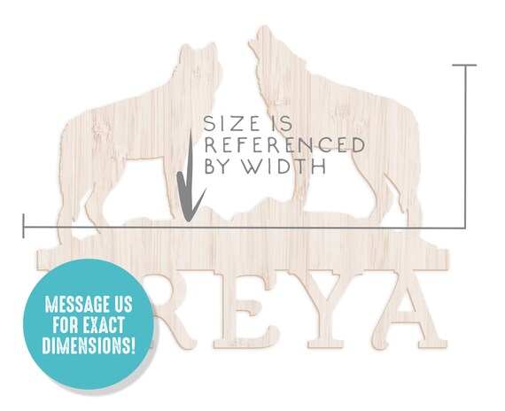 Wall Décor Home & Living Wall Hangings Wood Sign Wolf Wall Decor Wolf ...