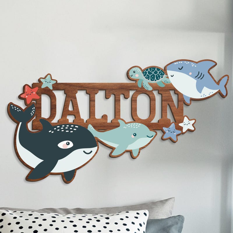 Baby Ocean Name Signs - Etsy