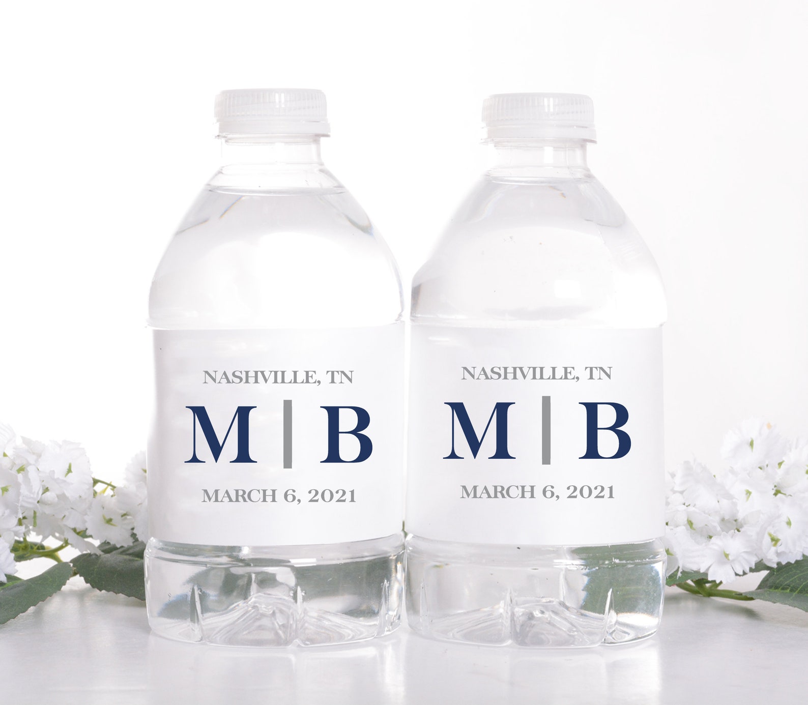 Wedding Water Bottle Labels Custom Water Bottle Labels - Etsy