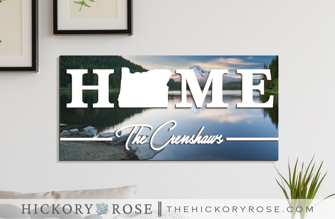 Custom Oregon Sign | 3D Wood Wall Sign | Oregon Decor, Oregon Gifts ...