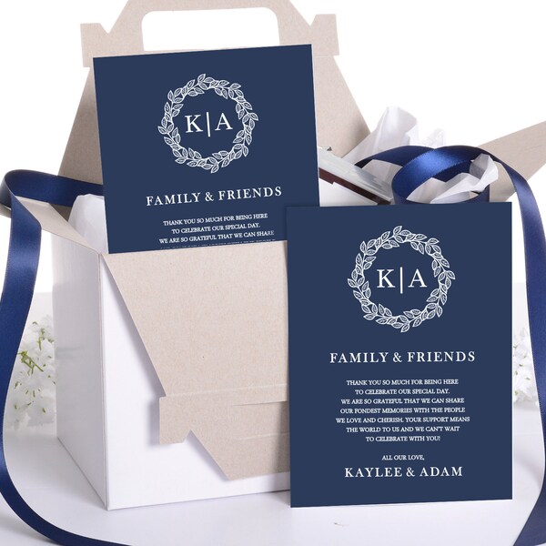 Wedding Welcome Note - Etsy