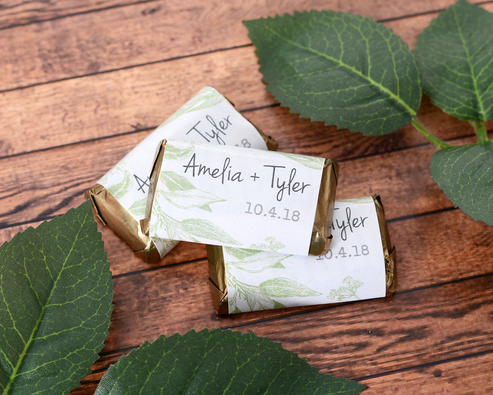 Custom Wedding Candy Labels Mini Candy Wraps Wedding | Etsy