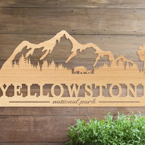 Yellowstone Sign - Etsy