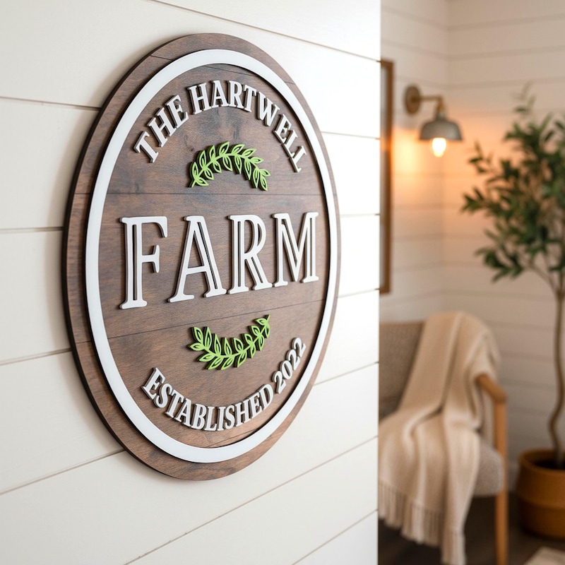 Wooden Welcome Farm Signs - Etsy