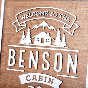 Custom Cabin House Sign, Rustic Wall Sign, Cabin Home Decor ...