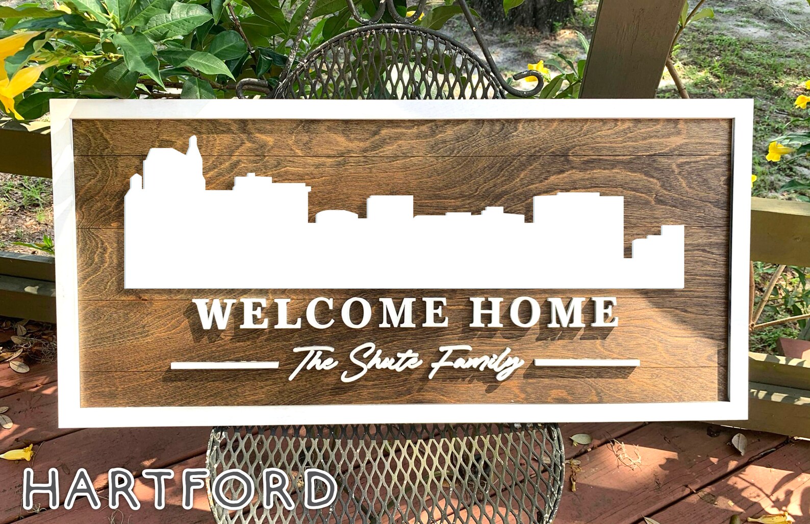 Connecticut Home Decor Connecticut Wall Art Sign CT Home - Etsy