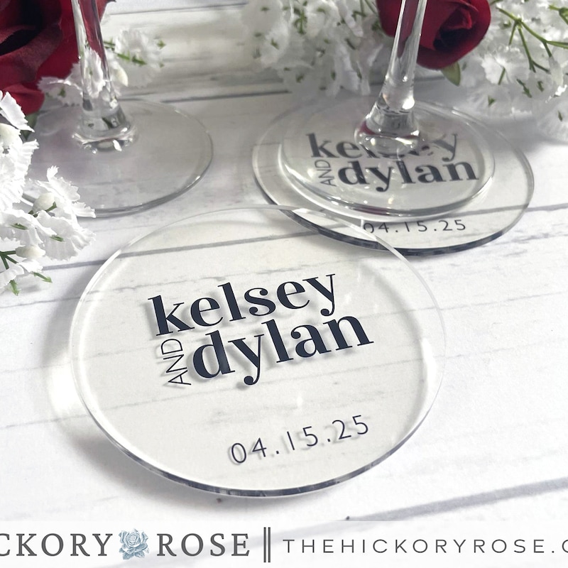 Clear Coasters - Etsy