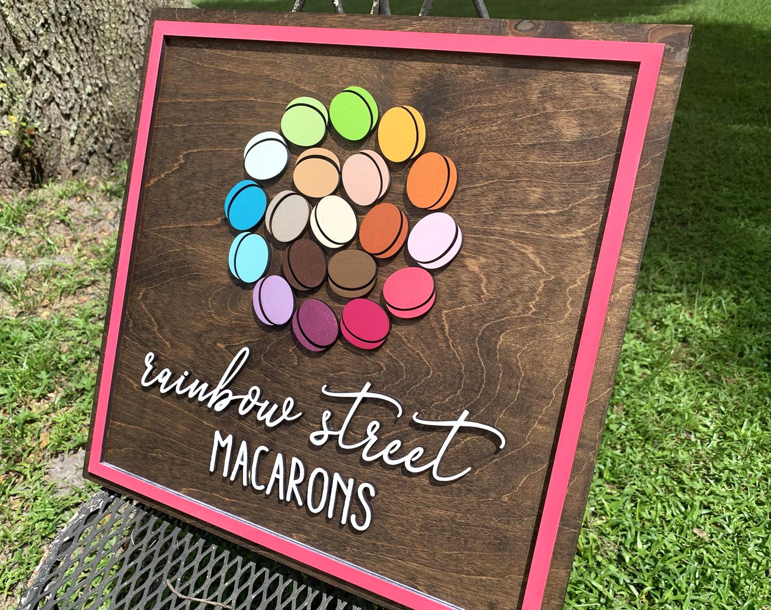 Custom Bakery Sign, Raised 3D Logo Sign, Cookie Shop Sign, Wooden Shop ...