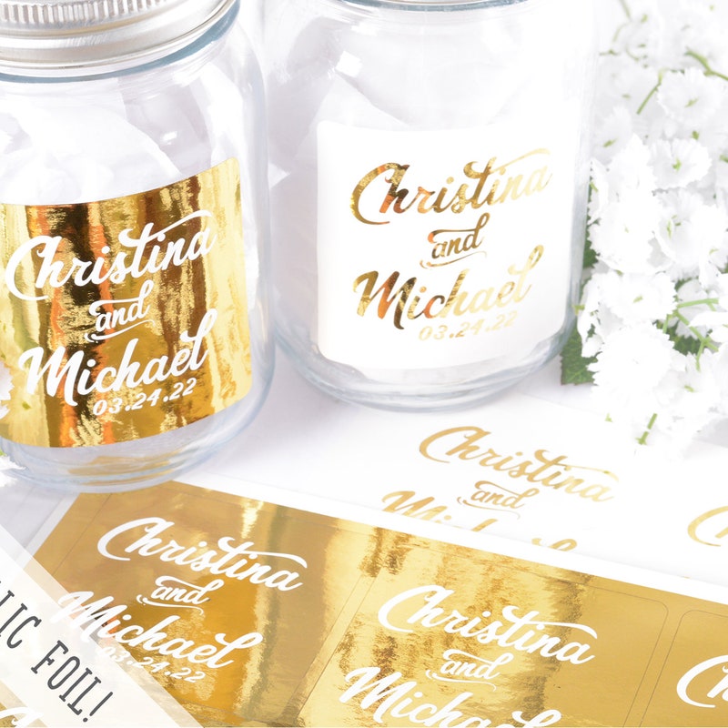 Gold Foil Stickers - Etsy