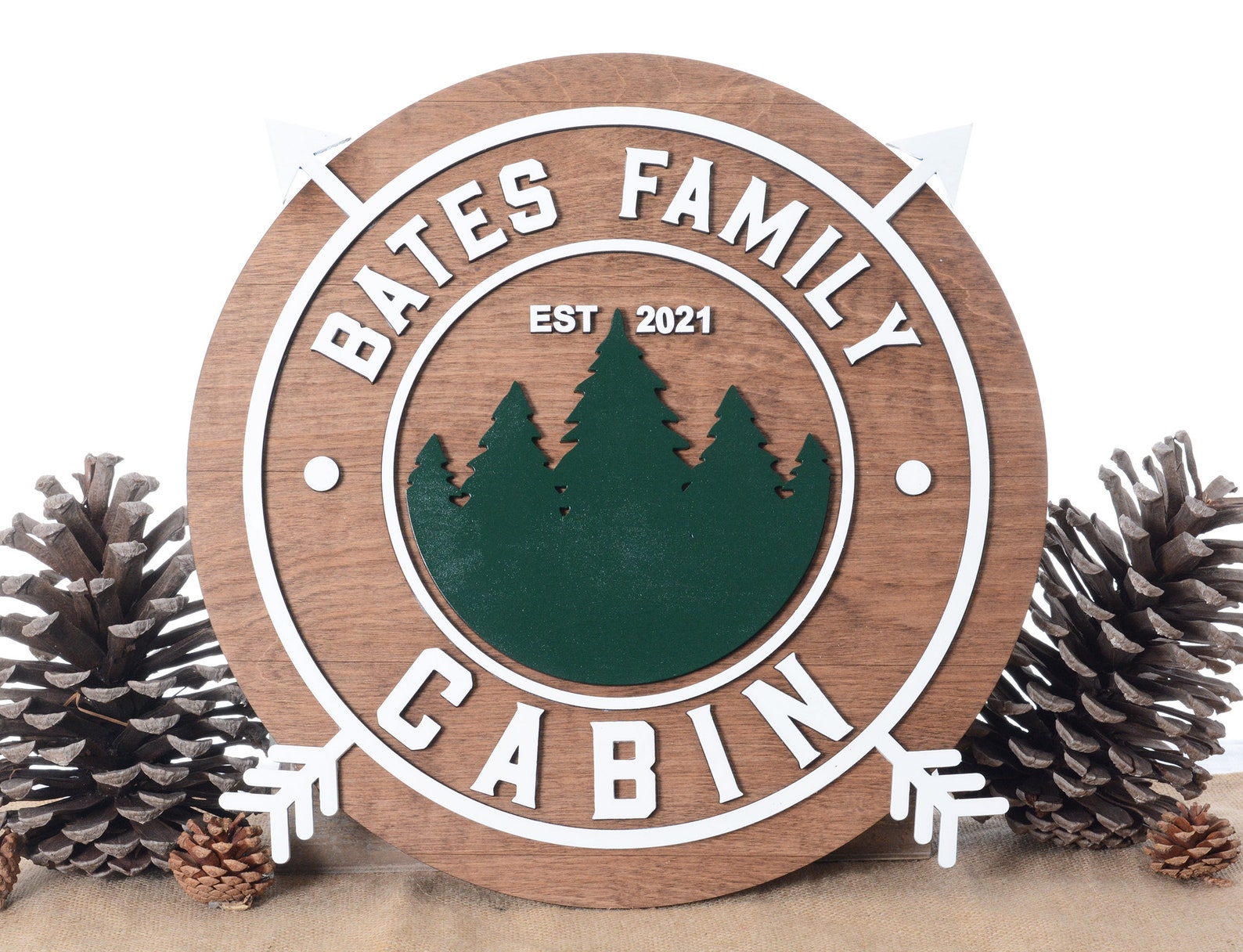 Custom Cabin House Sign Rustic Wall Sign Cabin Home Decor - Etsy