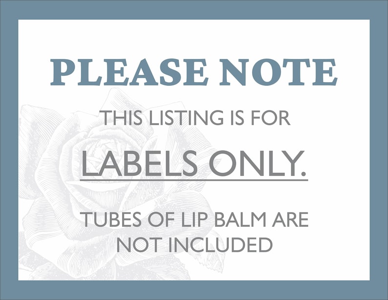 Custom Chapstick Labels, Wedding Lip Balm Wrappers, Personalized Lip ...