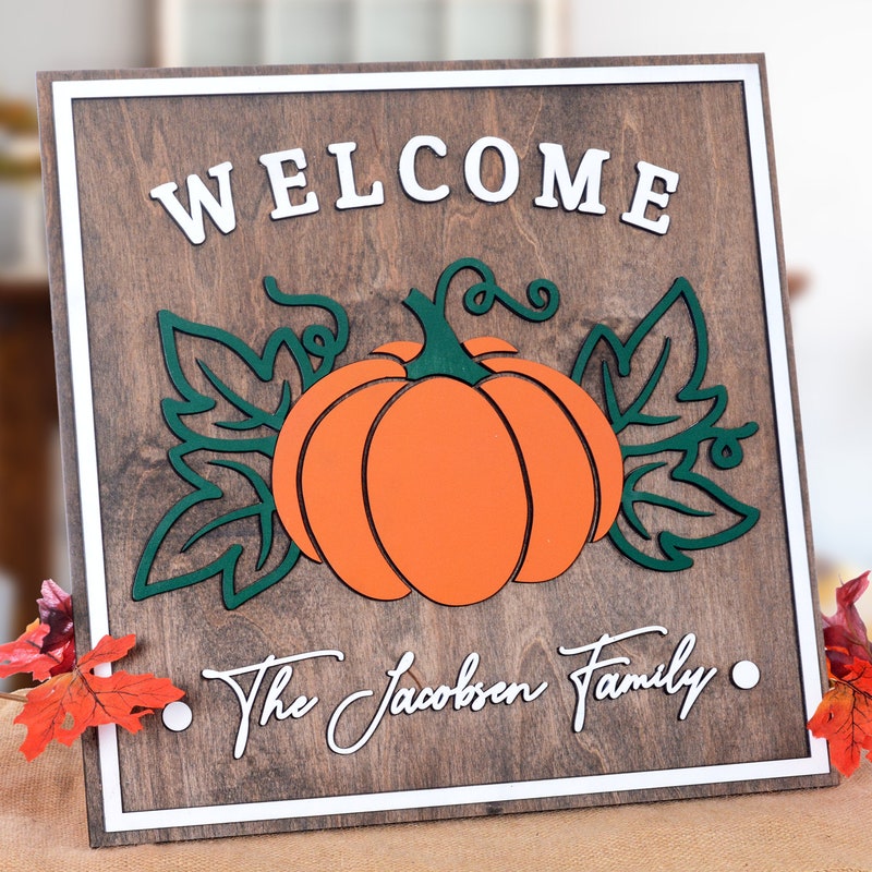 Family Fall Sign - Etsy