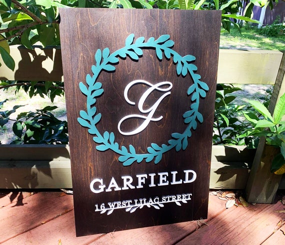 Custom Welcome Sign, Home Address Sign, Custom Wood Welcome Sign ...