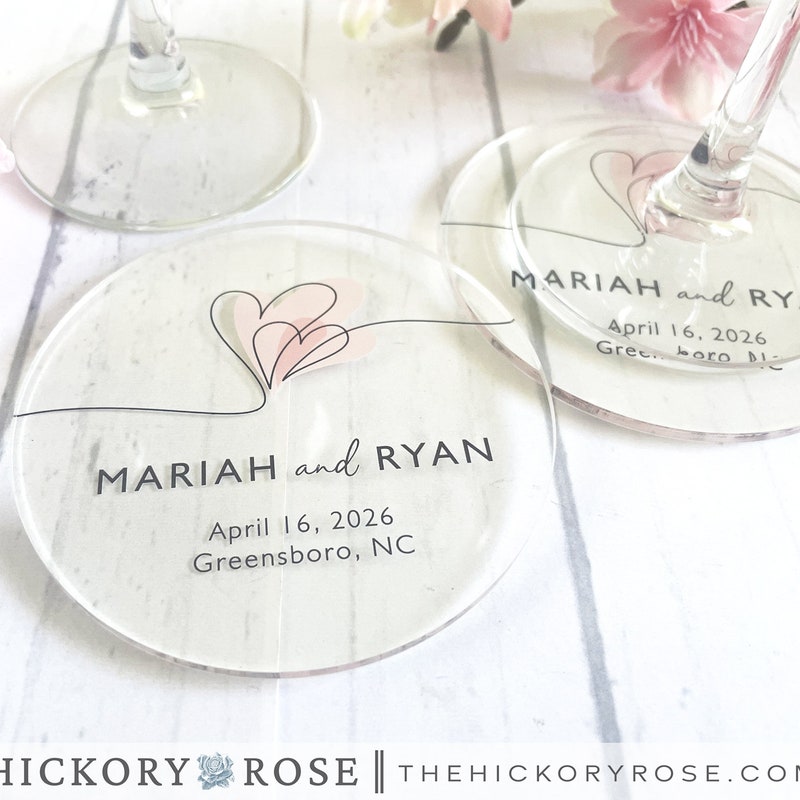 Wedding Coasters - Etsy