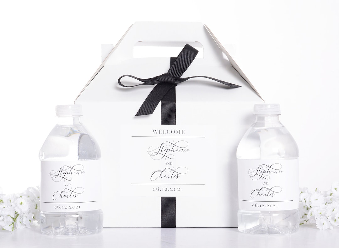 Classy Wedding Welcome Boxes - Wedding Welcome Box Kits - Formal ...