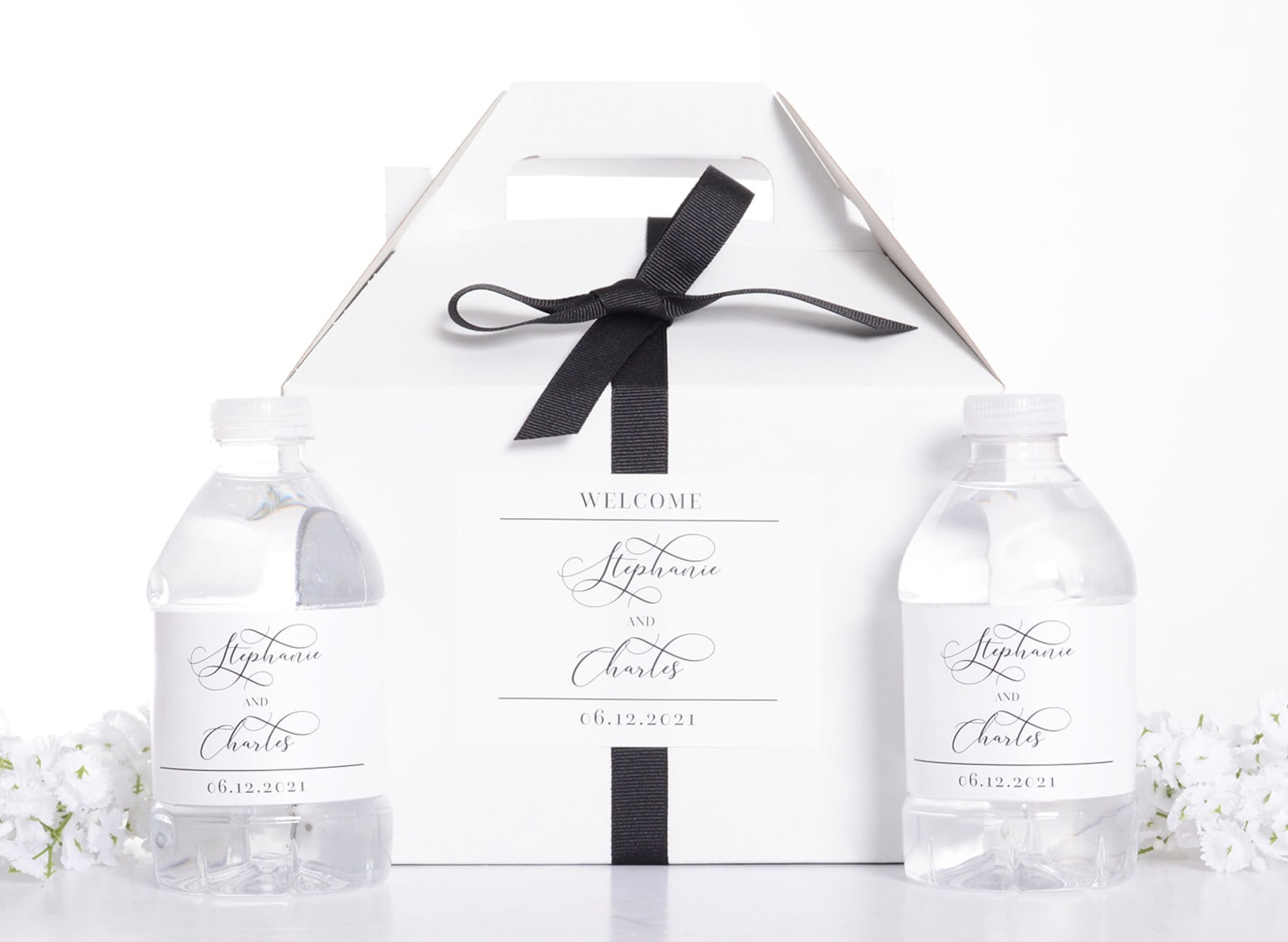 Classy Wedding Welcome Boxes Wedding Welcome Box Kits Formal Wedding ...
