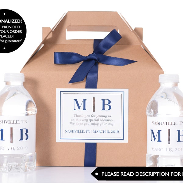 Welcome Boxes for Wedding Guests - Etsy