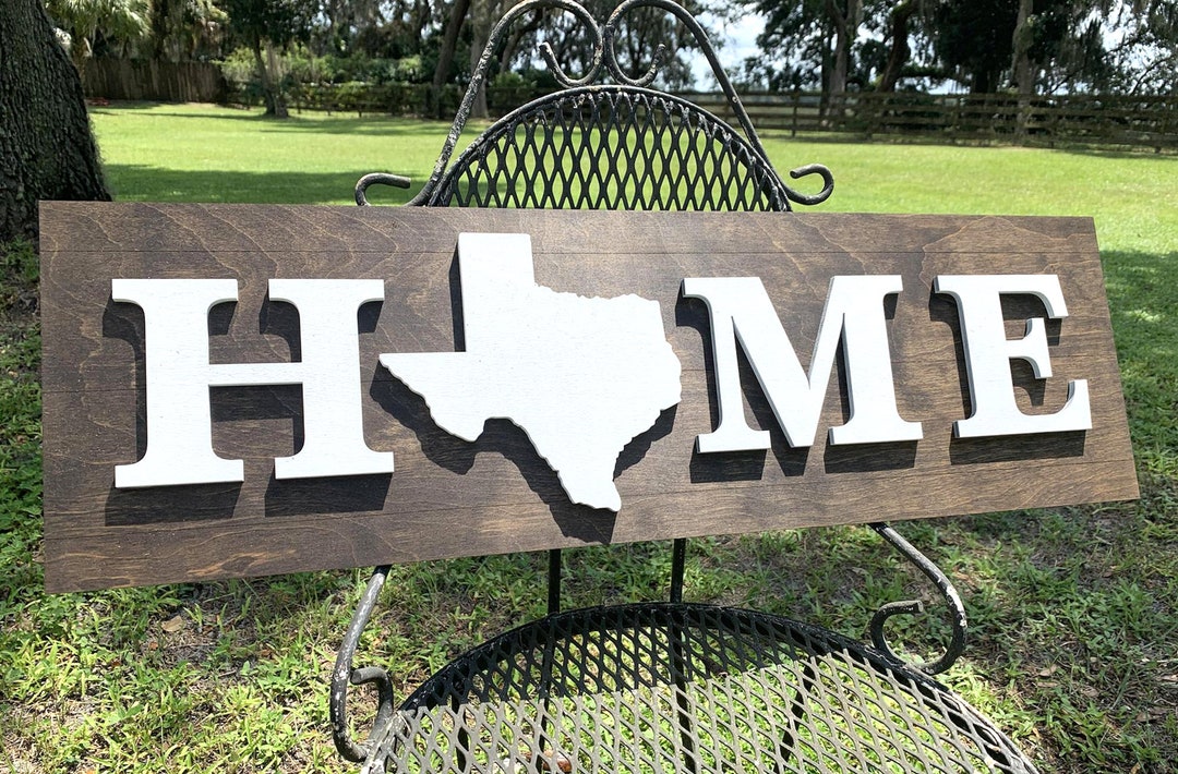 Texas Home Decor, Texas Home Sign, TX Welcome Sign, Home Welcome Sign ...