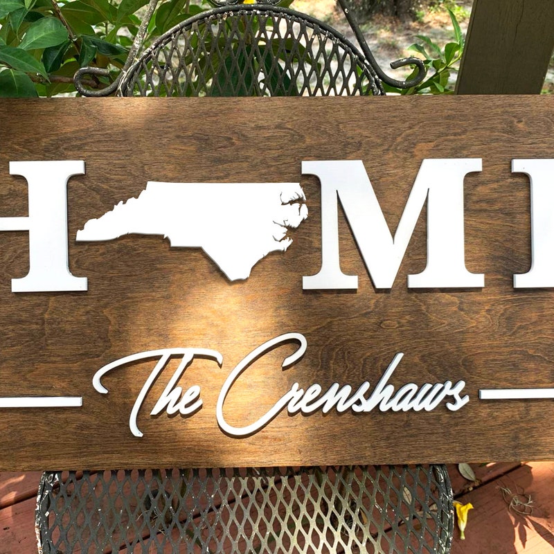 North Carolina Sign - Etsy