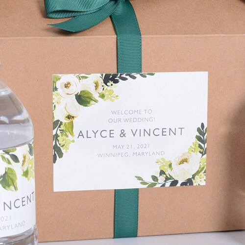 Custom Wedding Stickers Wedding Welcome Bag Stickers - Etsy