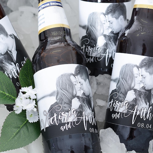 Vintage Wedding Beer Bottle Labels Beer Labels Custom Beer - Etsy