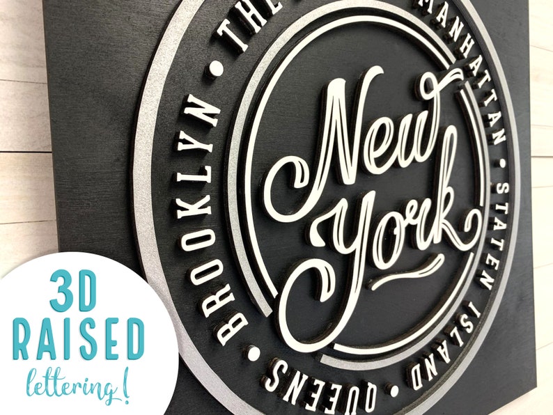 New York City Decor, NYC Wall Sign, New York Home Decor, New York Signs ...