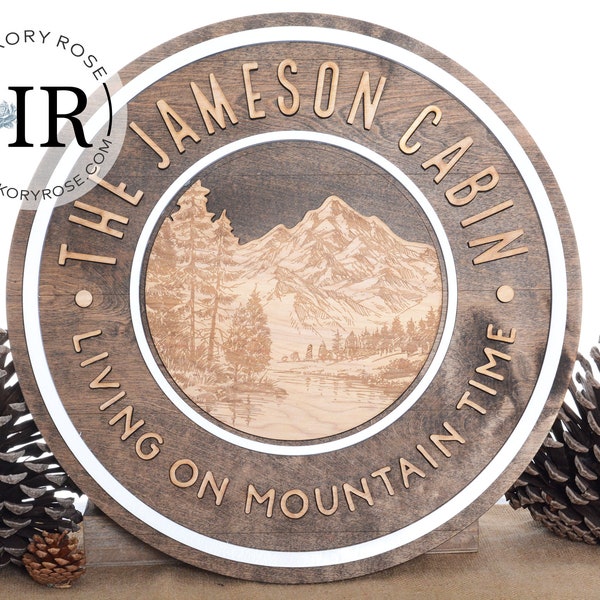 Wood Cabin Sign - Etsy