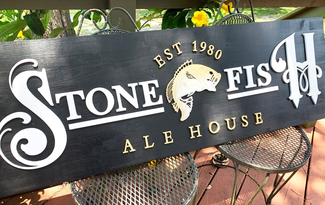 Custom 3D Logo Sign, Rectangle Logo Sign, 3' X 2' Storefront Sign ...