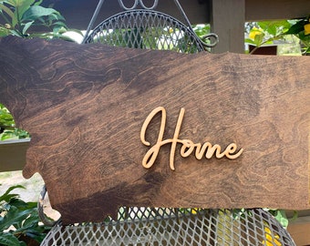 Rustic Montana Sign - Etsy