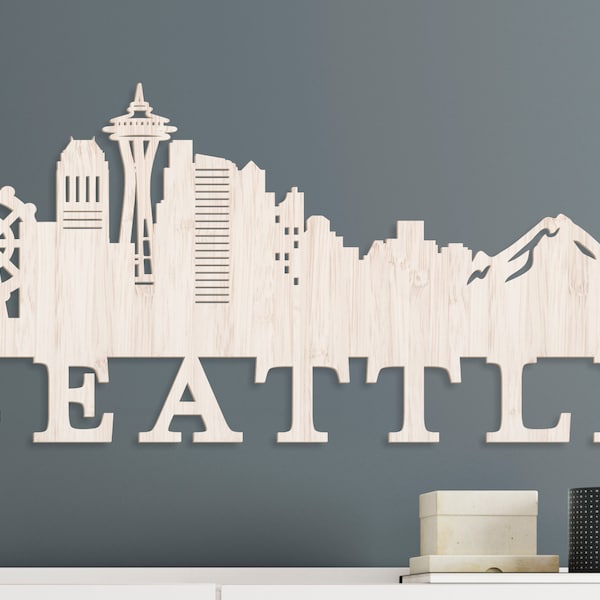 Seattle City Skyline - Etsy
