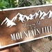 Mountain Life Wall Sign, Mountain Home Sign, Mountain Themed Decor ...
