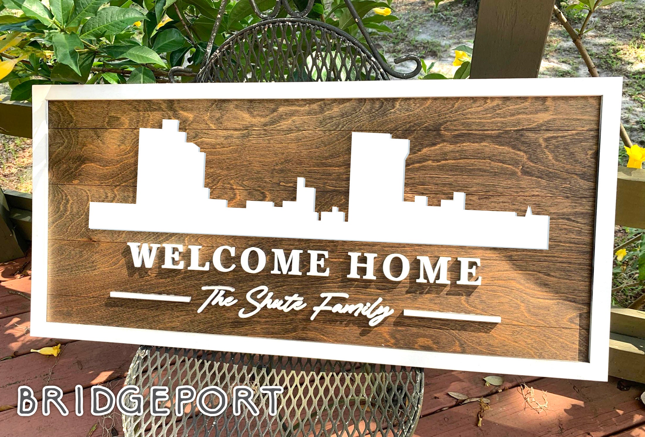 Connecticut Home Decor Connecticut Wall Art Sign CT Home | Etsy