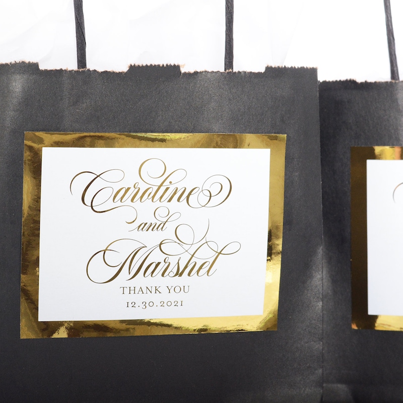 Gold Sticker Gift Bags - 60+ Gift Ideas for 2025