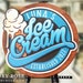 Ice Cream Logo Sign, Custom 3D Raised Logo Sign, Laser Cut Logo Sign ...