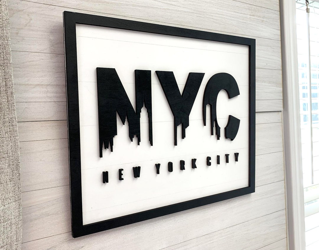 New York City Decor, NYC Wall Sign, New York Home Decor, New York Signs ...