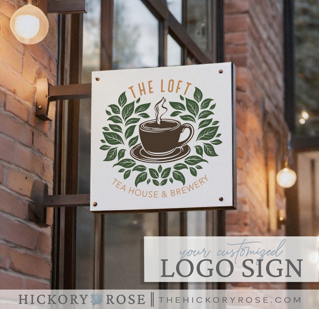 CUSTOM Logo Sign, Branded Logo Sign, OUTDOOR Storefront Sign, PVC ...