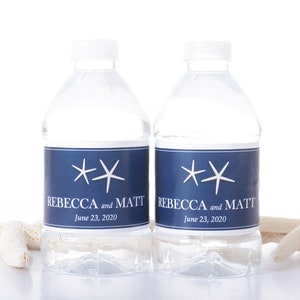 Waterproof Wedding Stickers Wedding Water Bottle Labels - Etsy