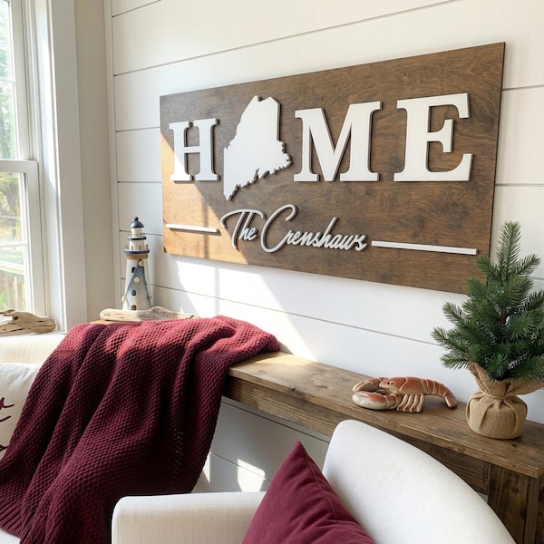 Maine Sign - Etsy
